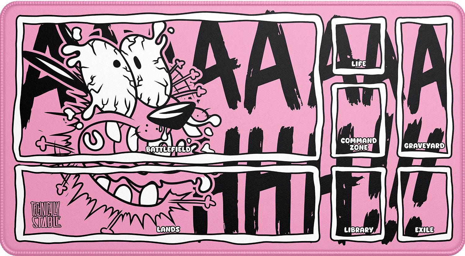 AAAH!!! Playmat – Technically Stable